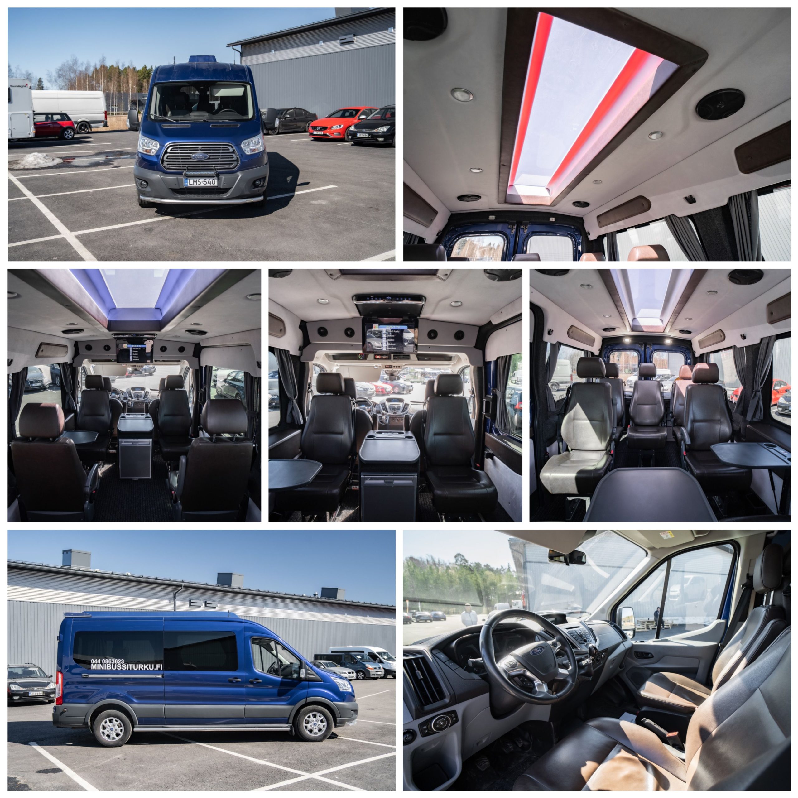 Varauskalenteri Ford Transit VIP 350 2,2 TDCi 155 hv AWD Trend L3 H2 ...